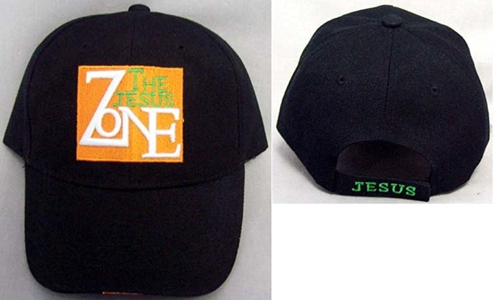 "The Jesus Zone" Christian & Catholic Baseball Caps Hats Embroidered ...