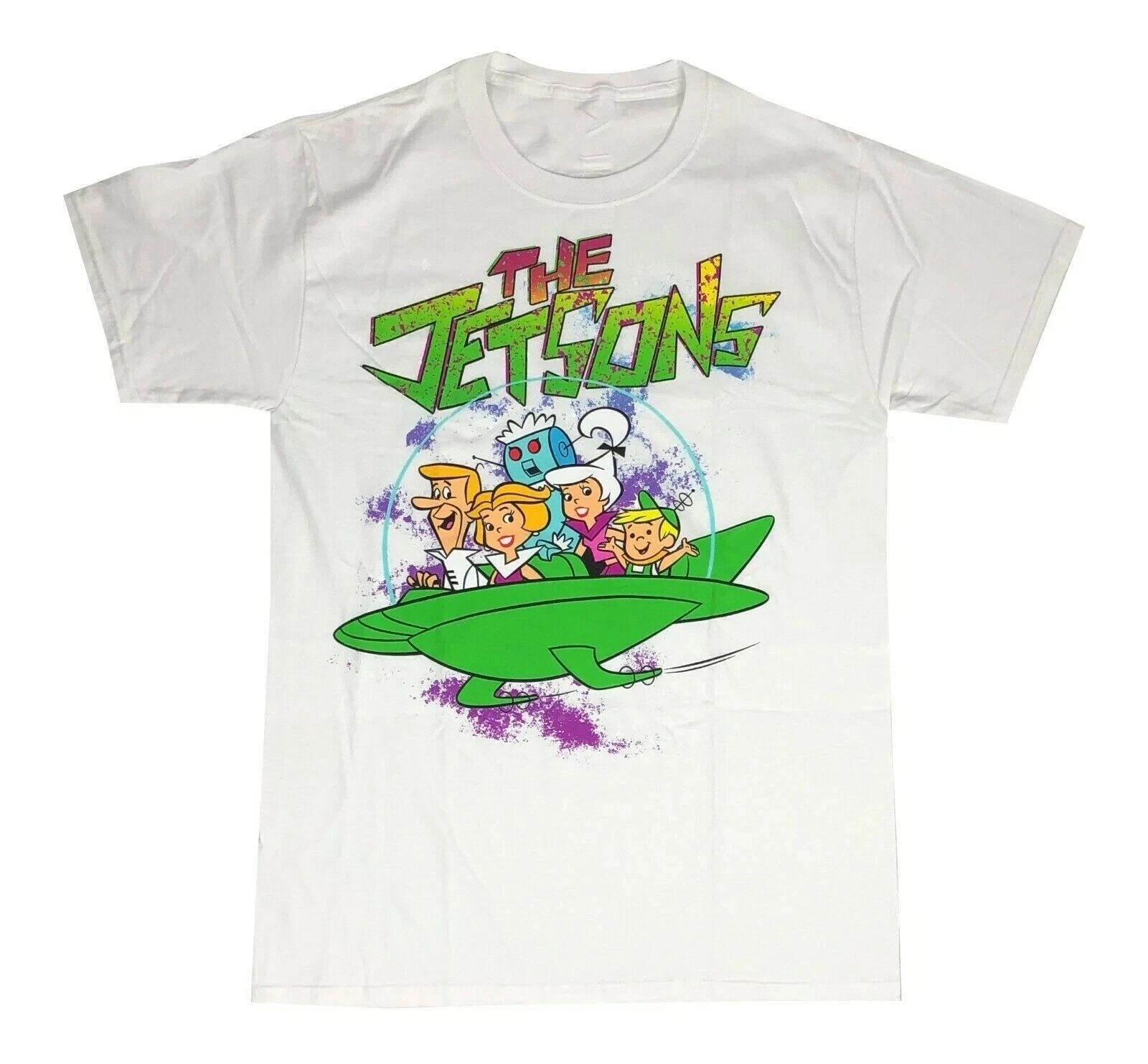 The Jetsons George Judy Jane Elroy Rosie Graffiti Men's T Shirt NI1312 ...