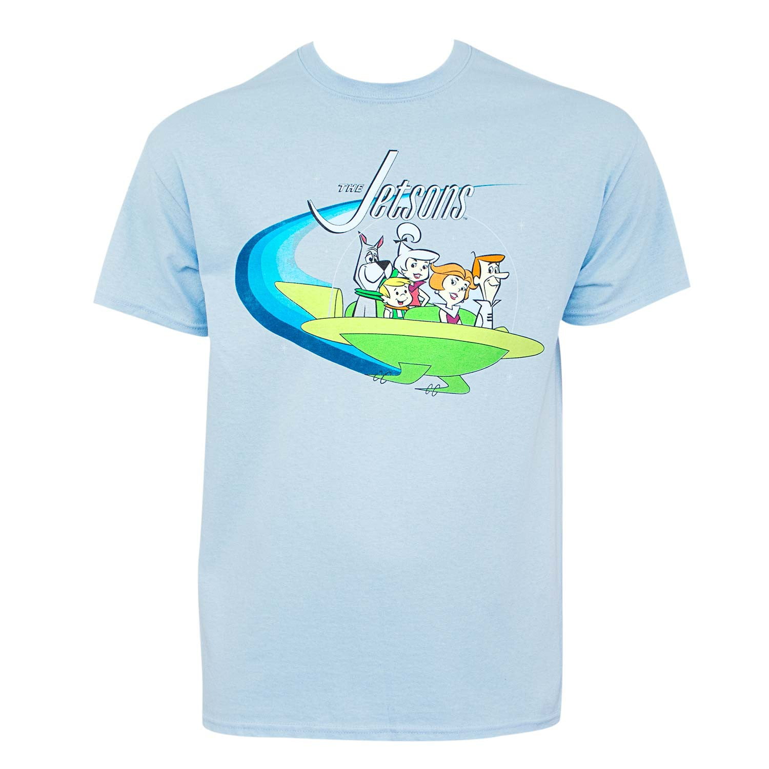 The Jetsons Men's Light Blue Flying Saucer T-Shirt-2XLarge - Walmart.com