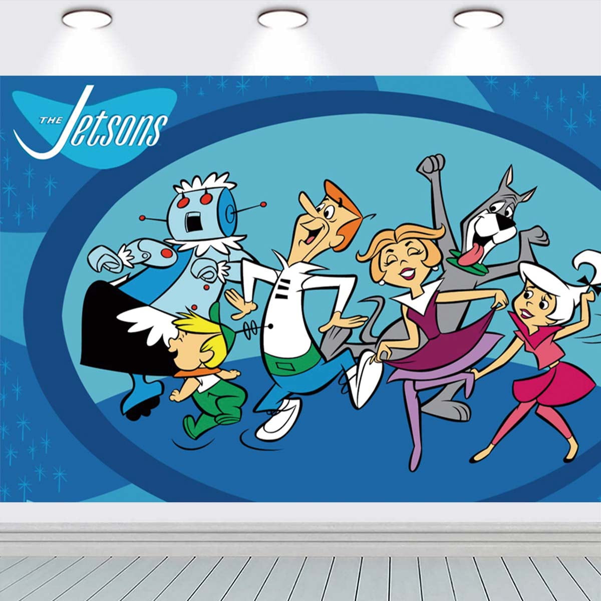 The Jetsons Taspestry Wall Decor Birthday Banner Backdrop Background ...