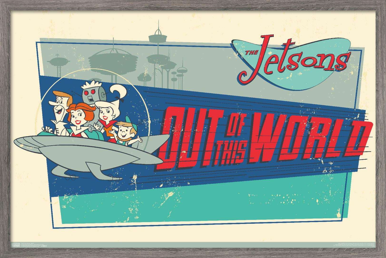 The Jetsons - World Wall Poster, 14.725" x 22.375", Framed - Walmart.com