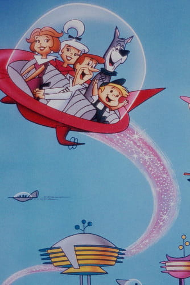 The Jetsons cult TV series 24x36 Poster Jetson family in space craft by ...