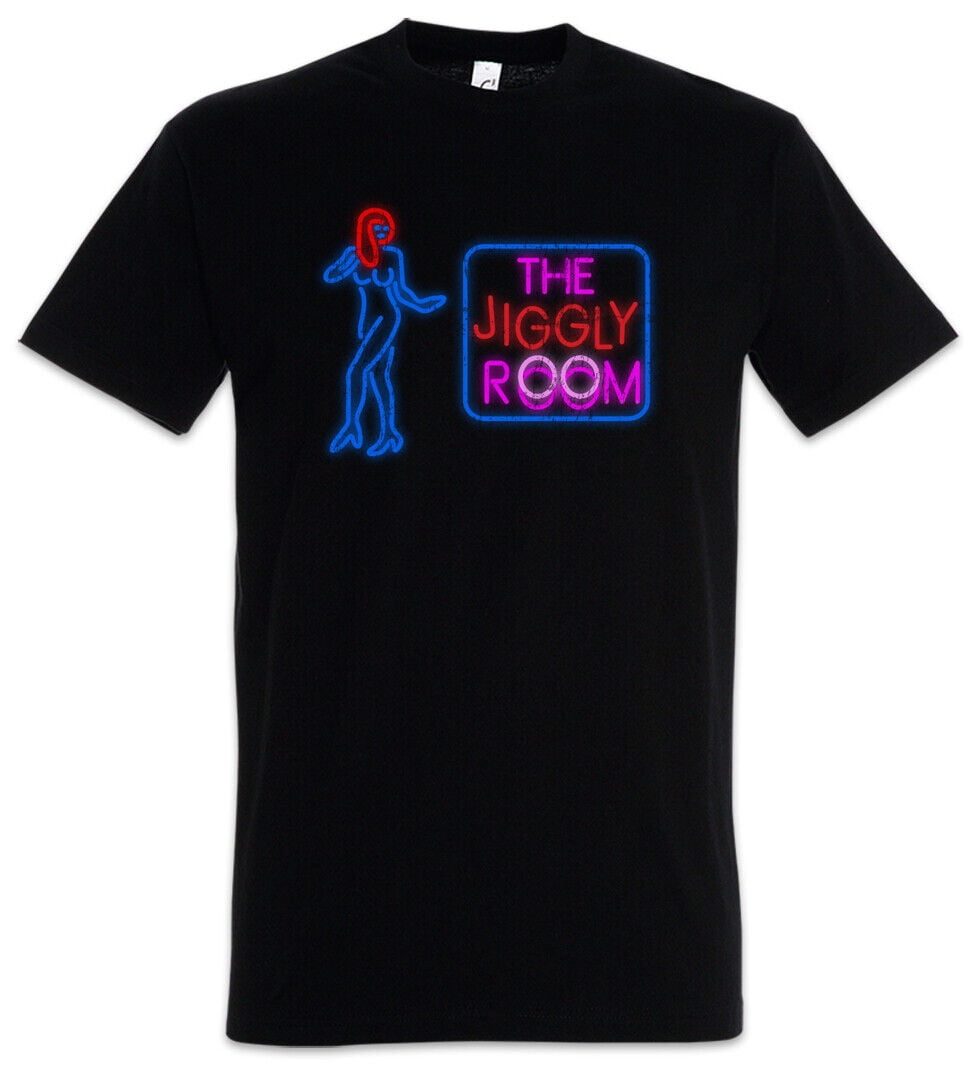 The Jiggly Room T-Shirt Al Eine Bar schrecklich Symbol nette Logo Bundy ...