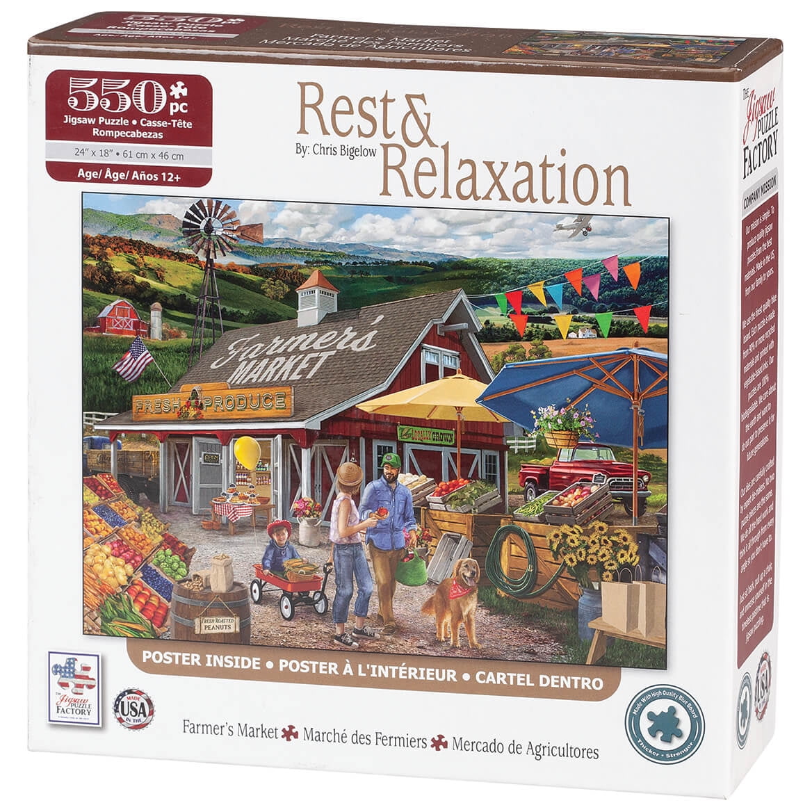 The Jigsaw Puzzle Factory Farmers Market Jigsaw Puzzle - Walmart.com