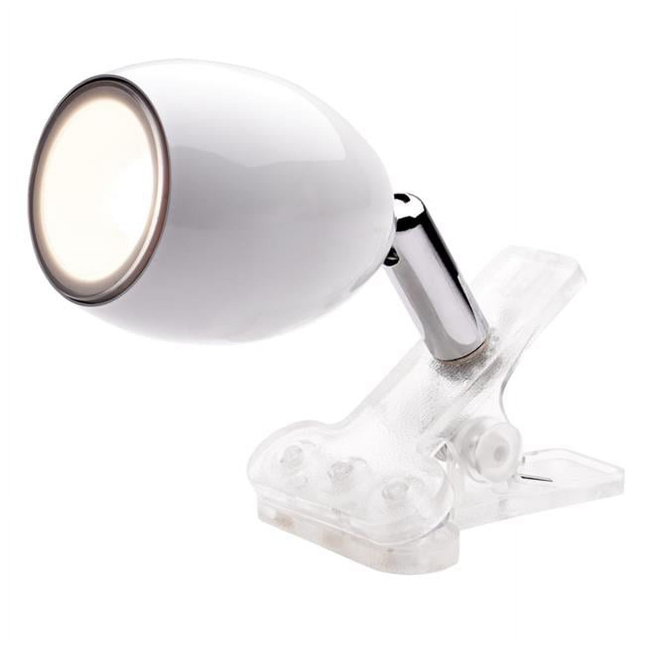 The Joe 4 in. White Mini Clip-On Lamp - Walmart.com