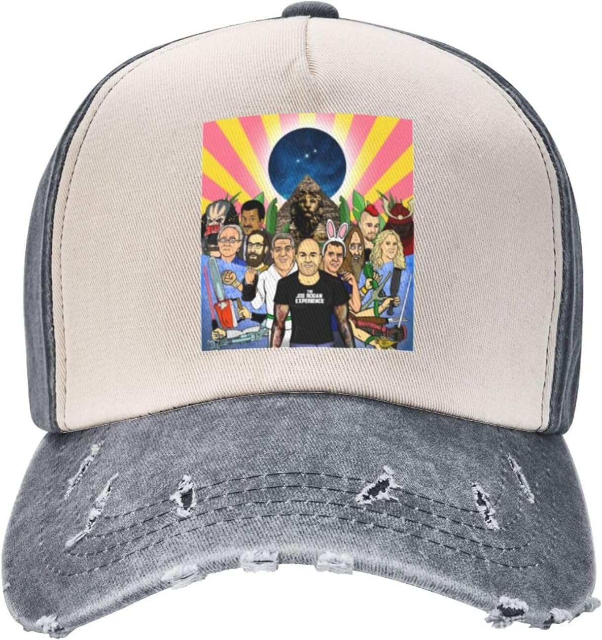 The Joe Music and Rogan Experience Baseball Cap Washed Distressed Sport ...