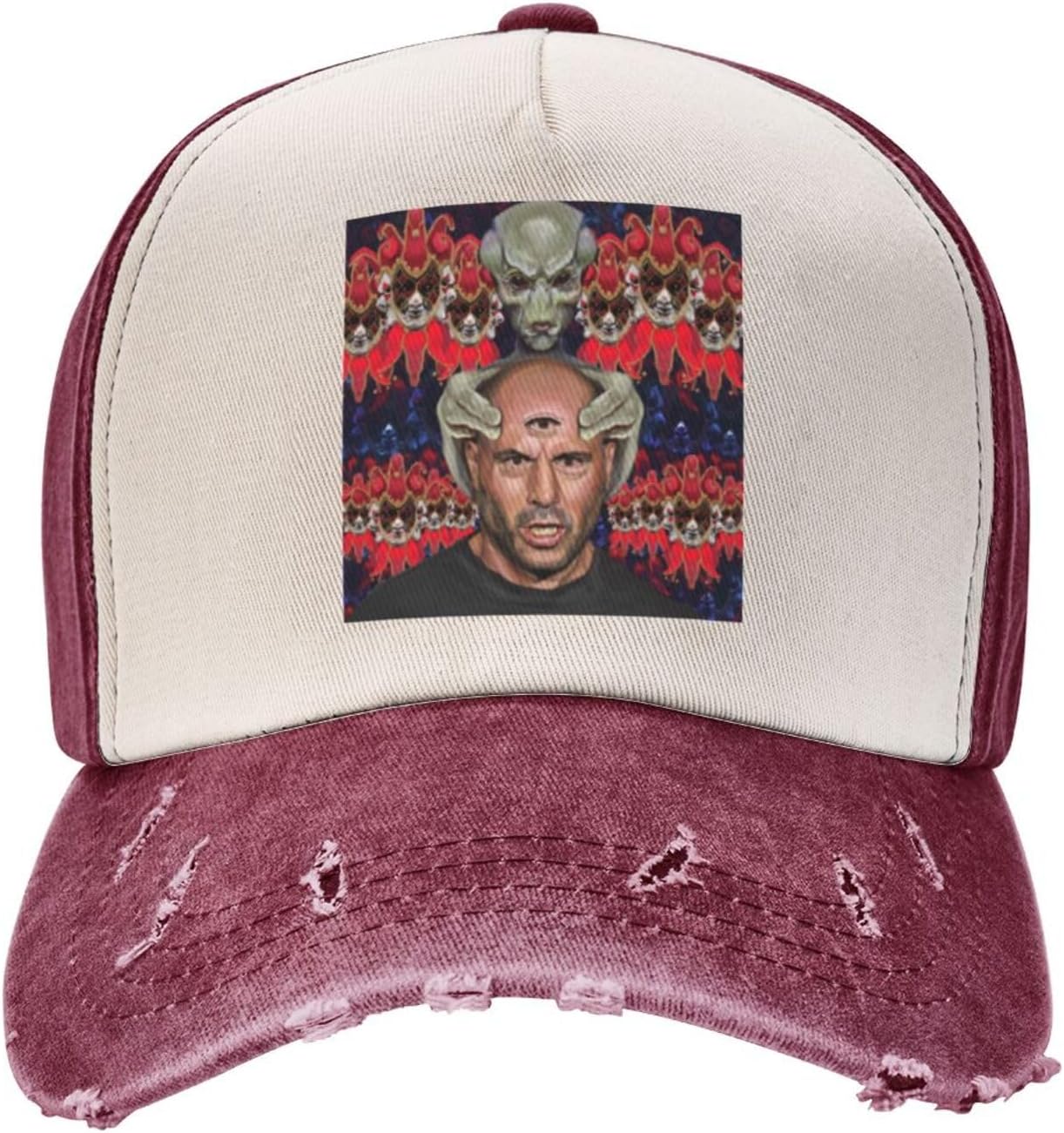 The Joe Music and Rogan Experience Baseball Cap Washed Distressed Sport ...