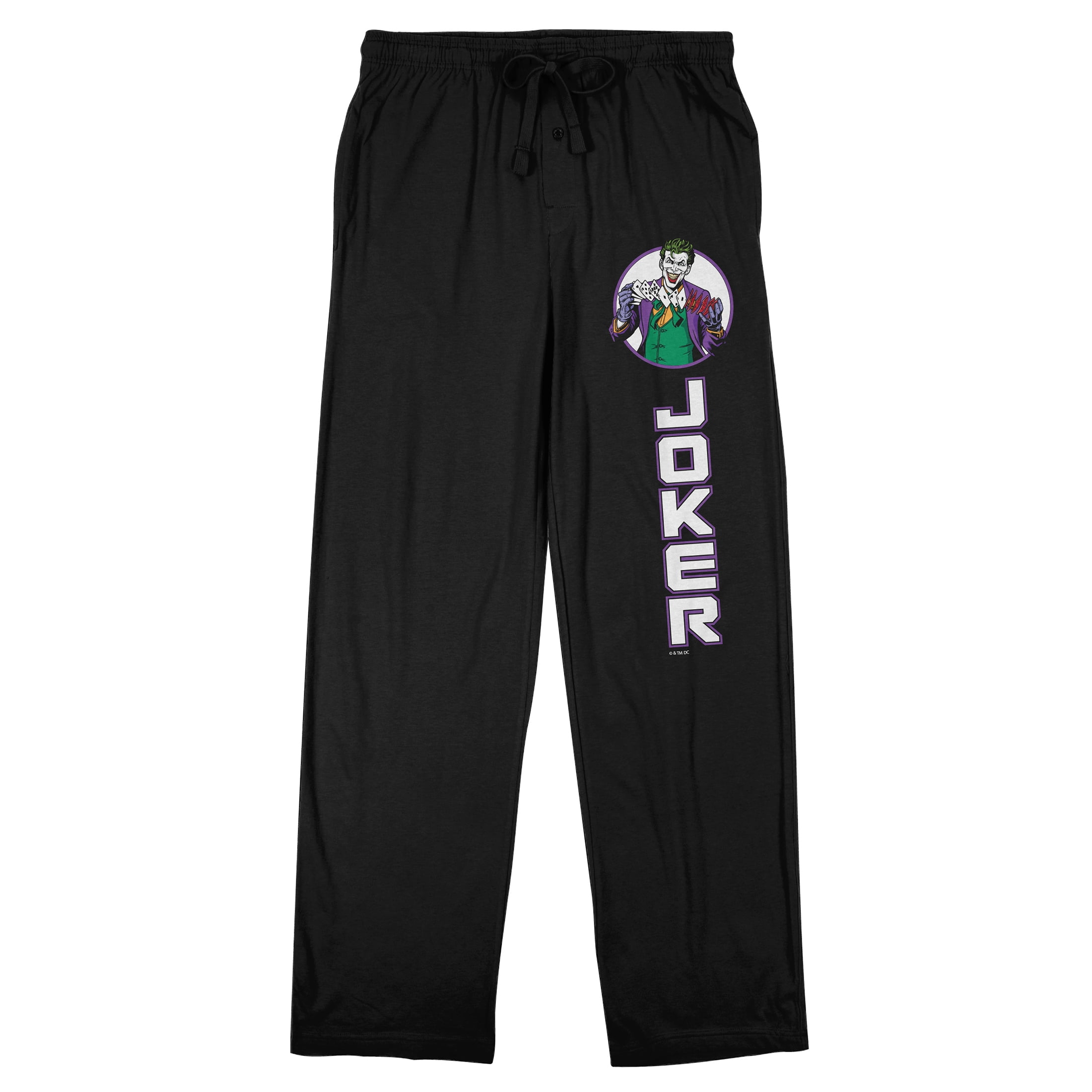 The Joker Animated Villain Men's Black Sleep Pants-Large - Walmart.com
