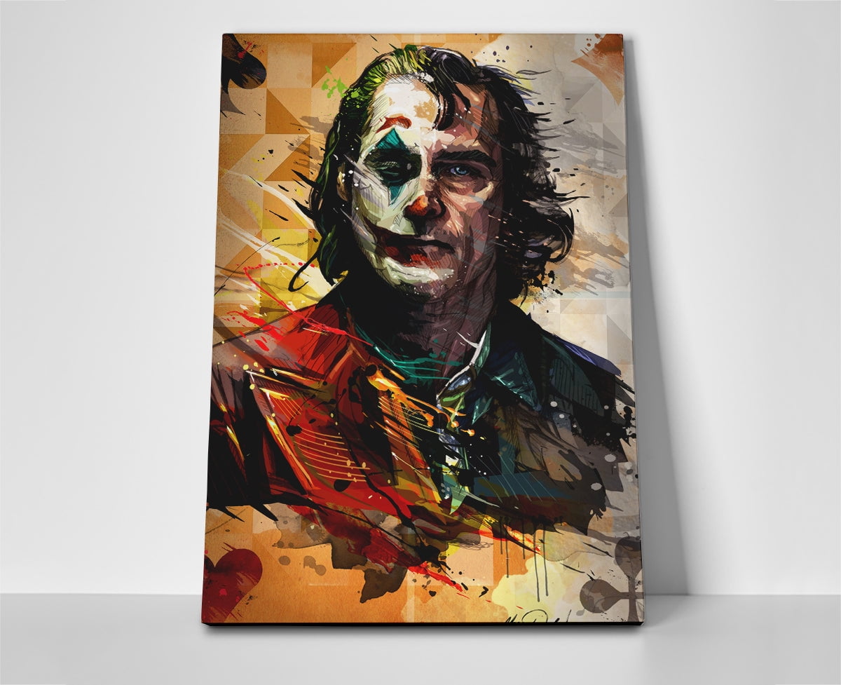 The Joker Movie Poster or Wrapped Canvas - Walmart.com