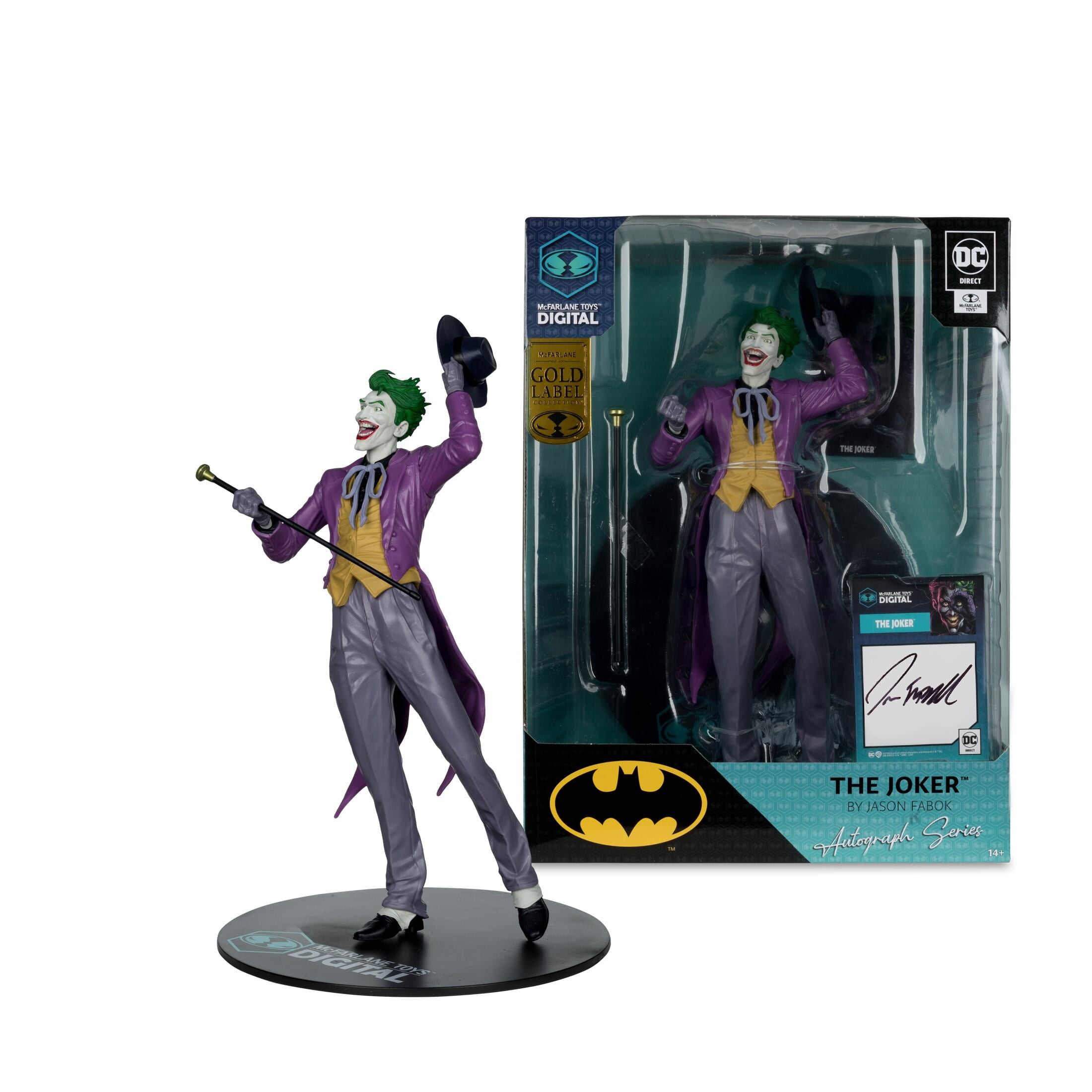 The Joker by Jason Fabok (The Three Jokers) 1:6 AUTOGRAPH Scale Posed ...