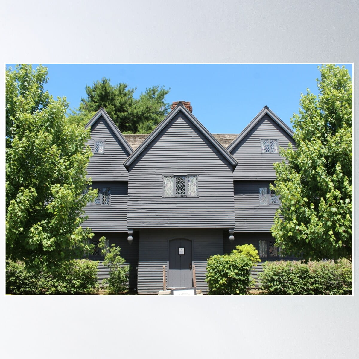 The Jonathan Corwin House Aka The Witch House Poster Wall Art, Modern ...