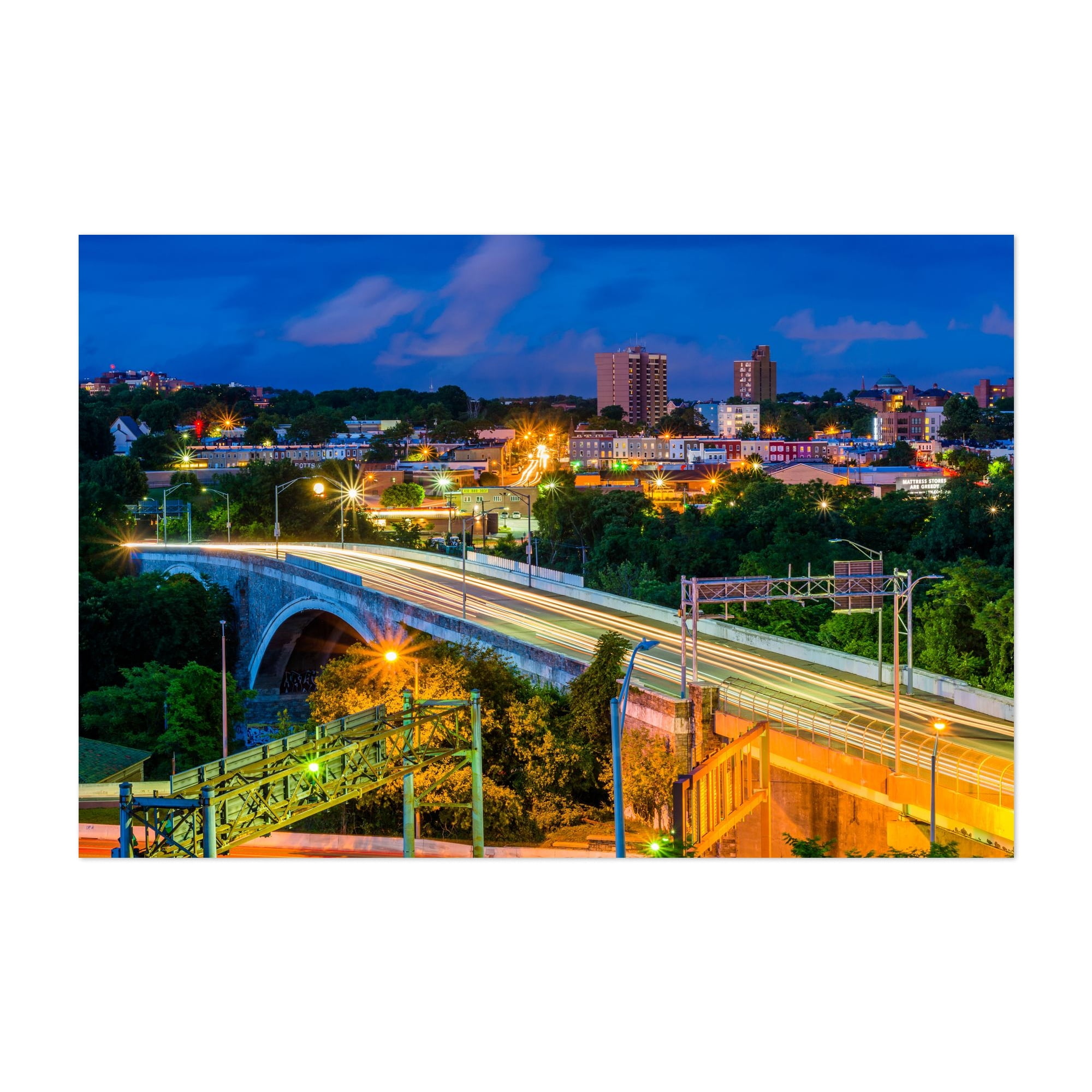 The Jones Falls Expressway - Baltimore Maryland Photography Nightlife ...