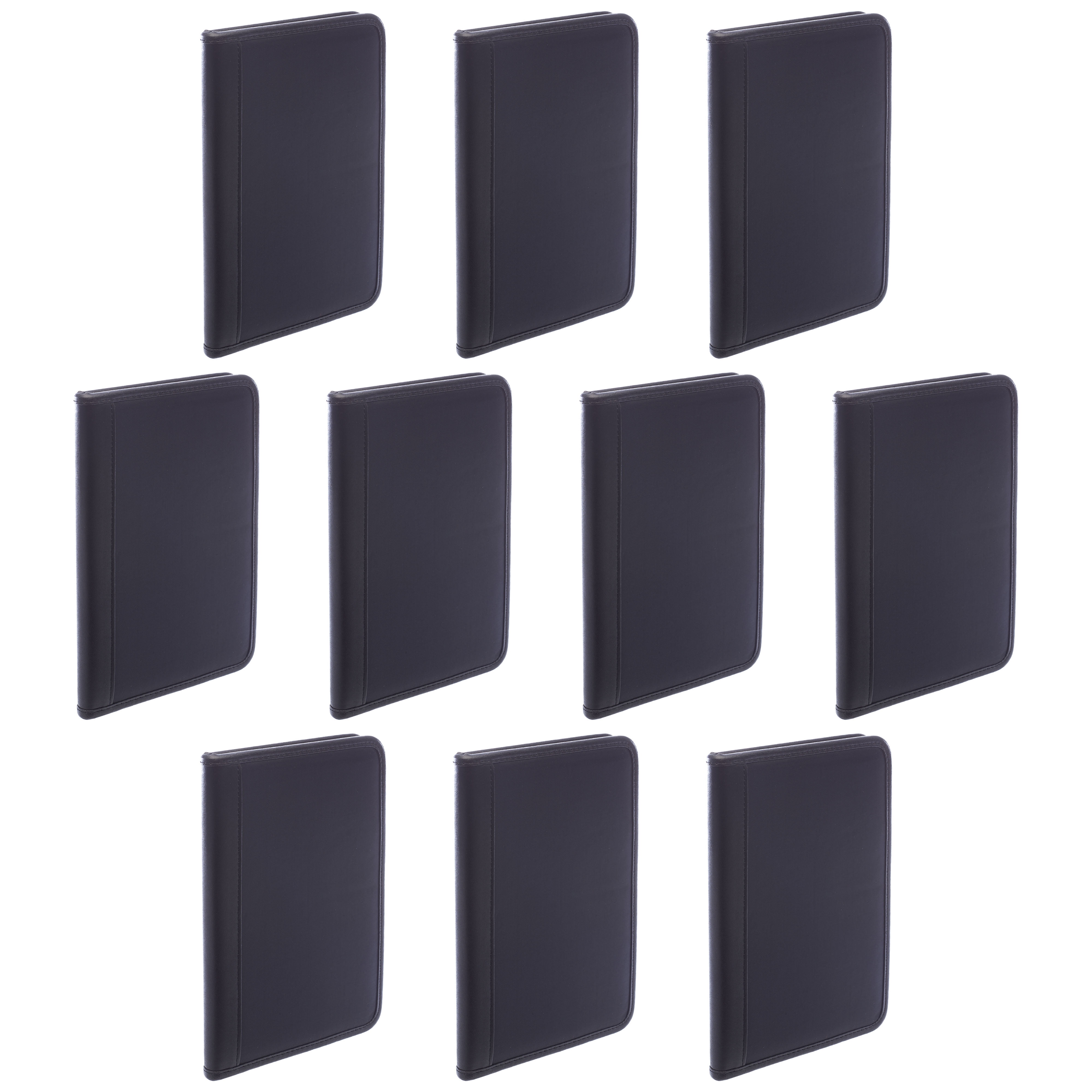 The Journal Portfolios Set of 10, Bulk Pack - Leatherette Sophisticated ...
