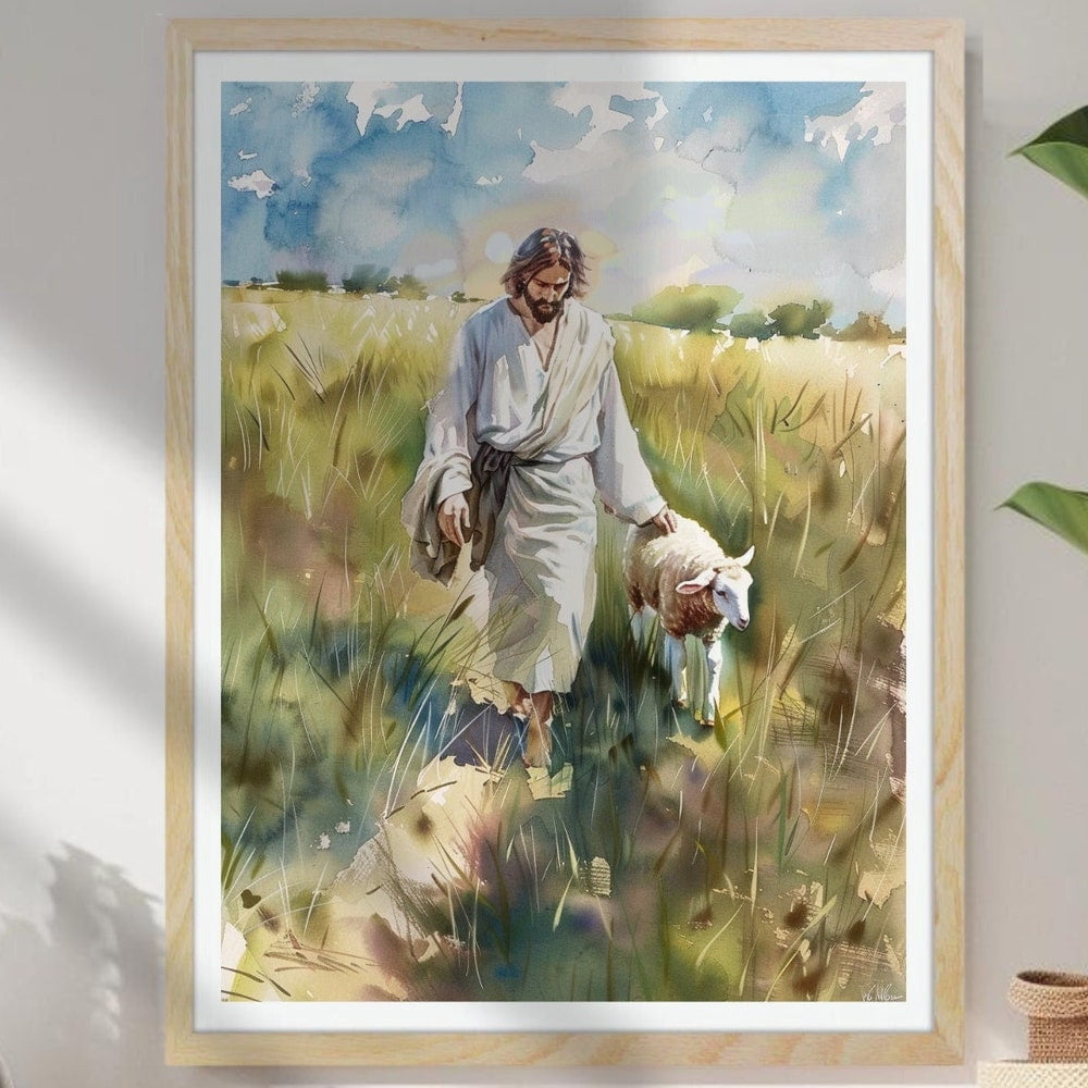 The Journey Home - Jesus Christ Drawing Illustration Jesus Artwork ...