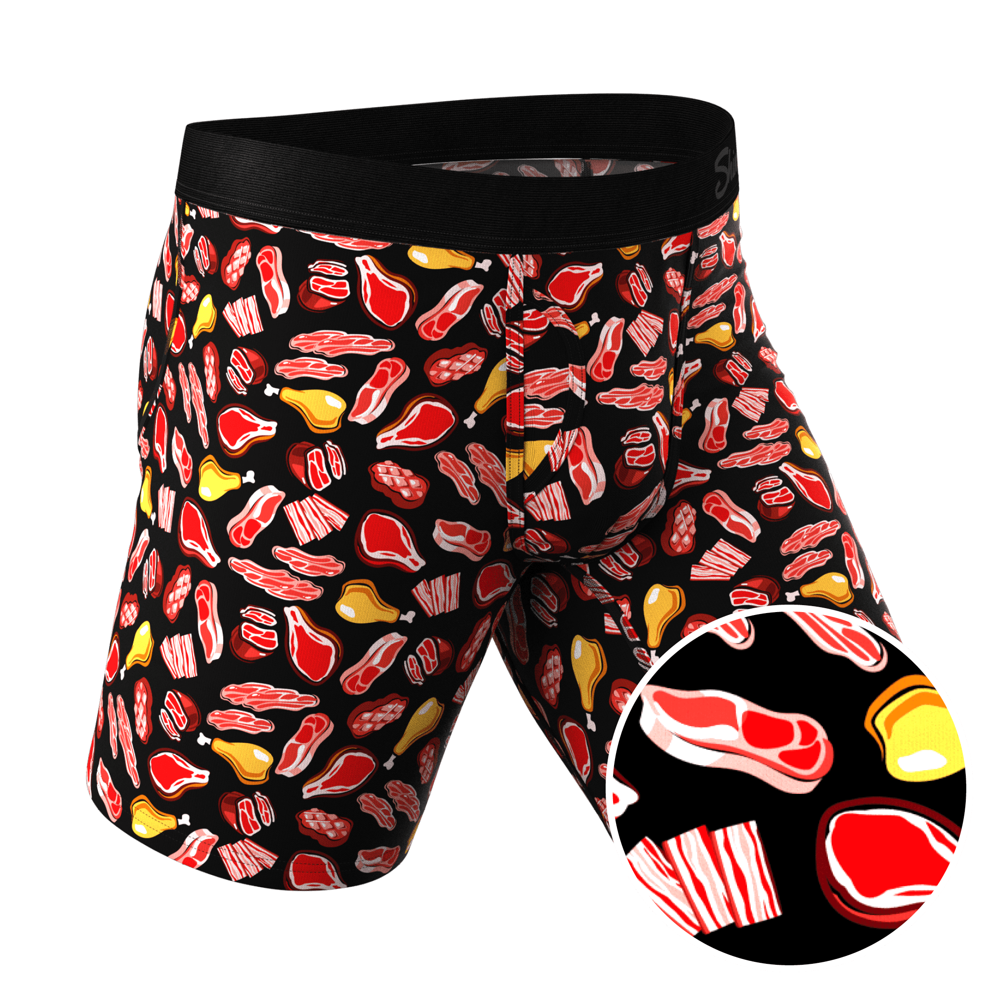 The Juicy Loins - Shinesty Meat Long Leg Ball Hammock Pouch Underwear ...