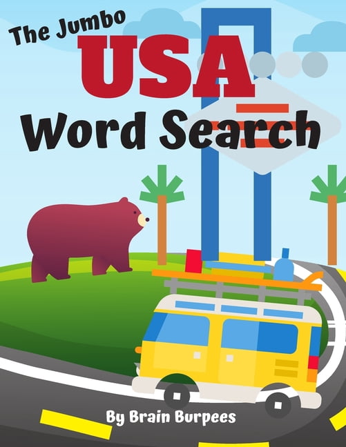 The Jumbo USA Word Search (Paperback) - Walmart.com