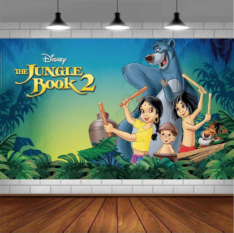 The Jungle Book Backdrop Banner Party Supplies Poster Movie Theme ...
