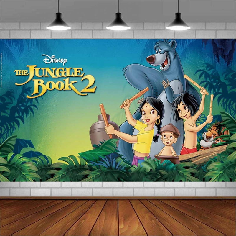 The Jungle Book Backdrop Banner Party Supplies Poster Movie Theme ...