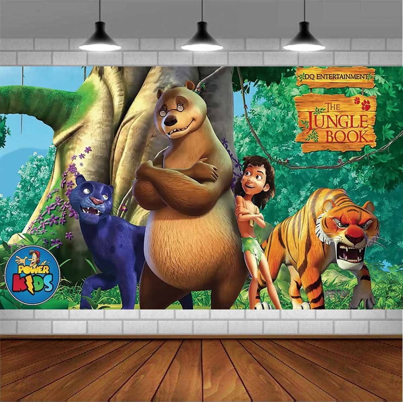 The Jungle Book Backdrop Banner Party Supplies Poster Movie Theme ...