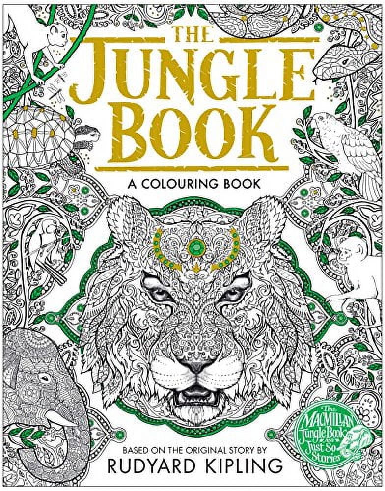 Pre-Owned The Jungle Book Colouring Book (Macmillan Classic Colouring ...
