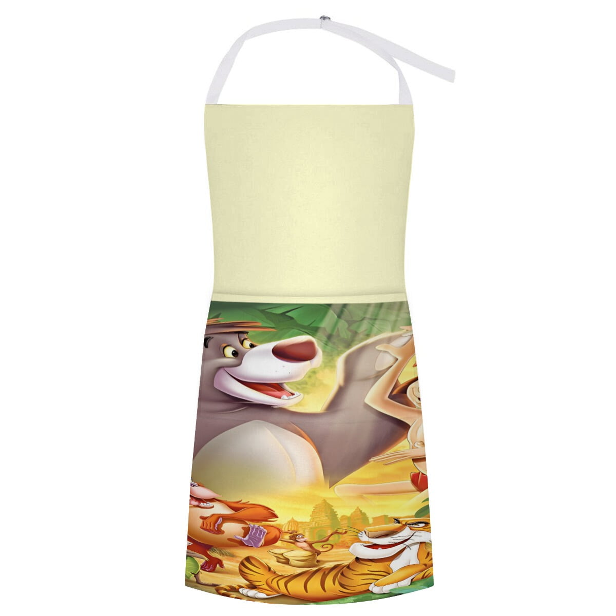 The Jungle Book apron has an iconic print, is durable and adjustable, with none pocket for ...