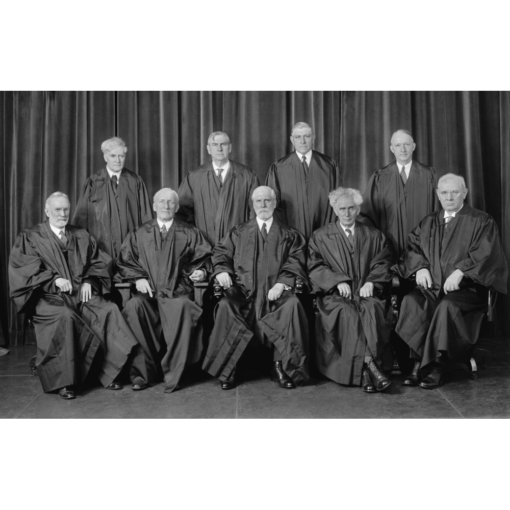 The Justices Of The Supreme Court History (24 x 18) - Walmart.com