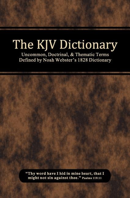 The KJV Dictionary, (Paperback) - Walmart.com