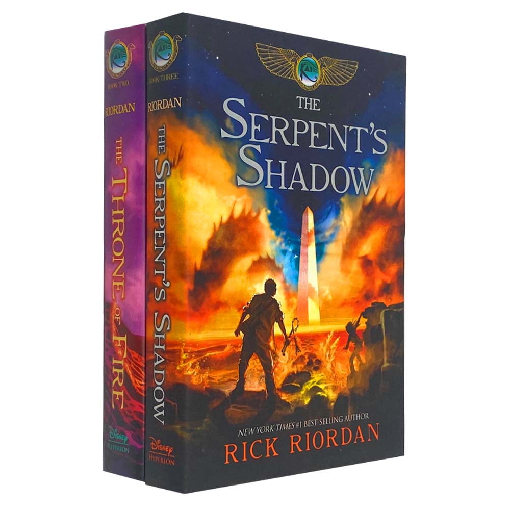 Kane Chronicles by Rick Riordan 2 Books Set Collection, The Serpents ...
