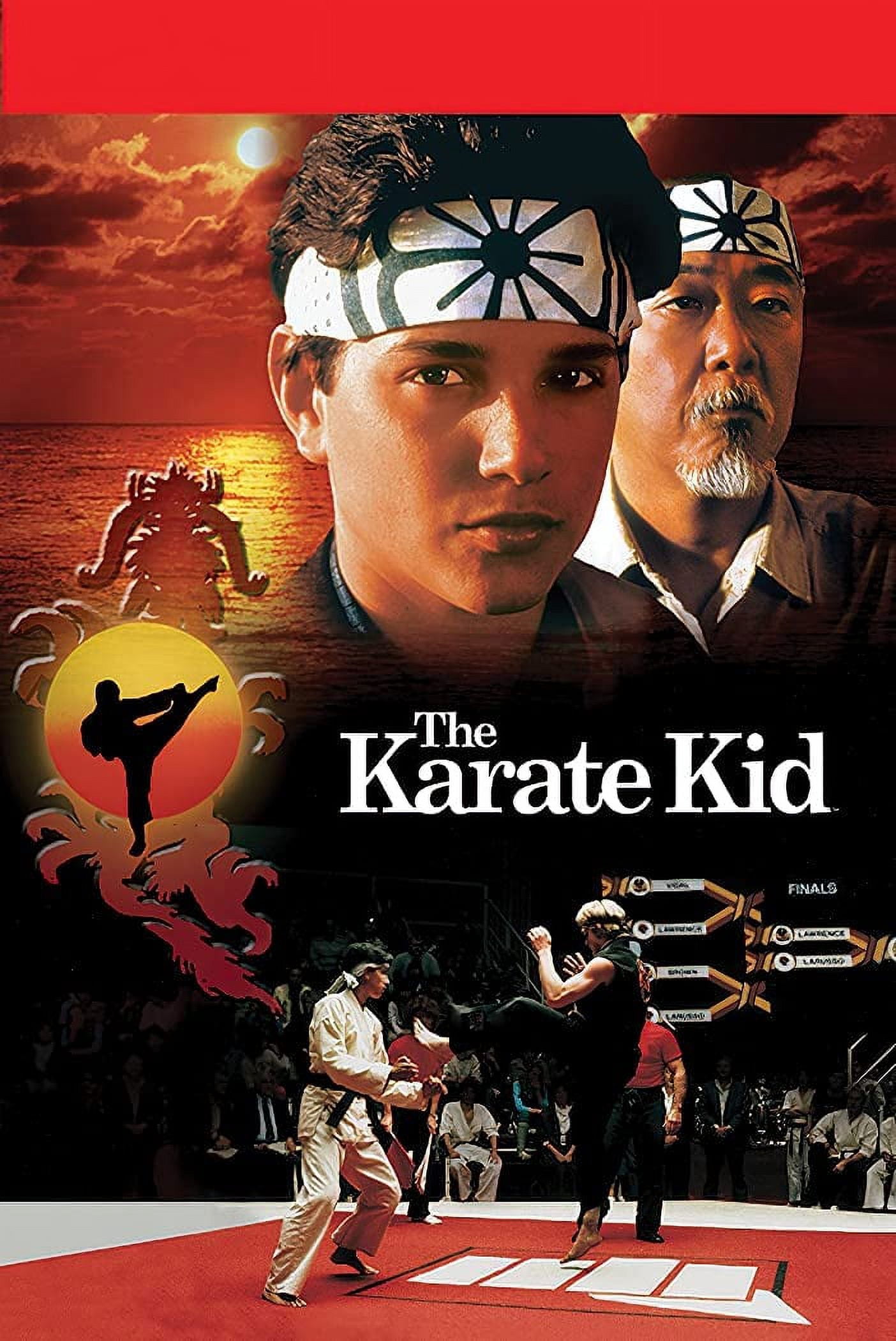 The Karate Kid 1984 - Movie Poster (Daniel & Mr. Miyagi) (Size: 24" x ...