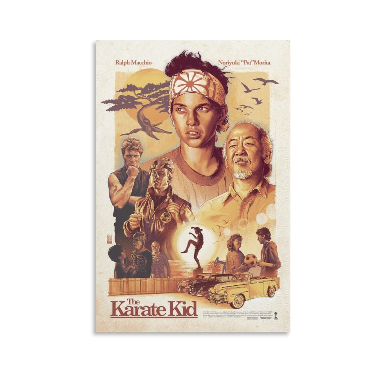 The Karate Kid 1984 Movie Poster Ralph Macchio Poster Picture Print ...