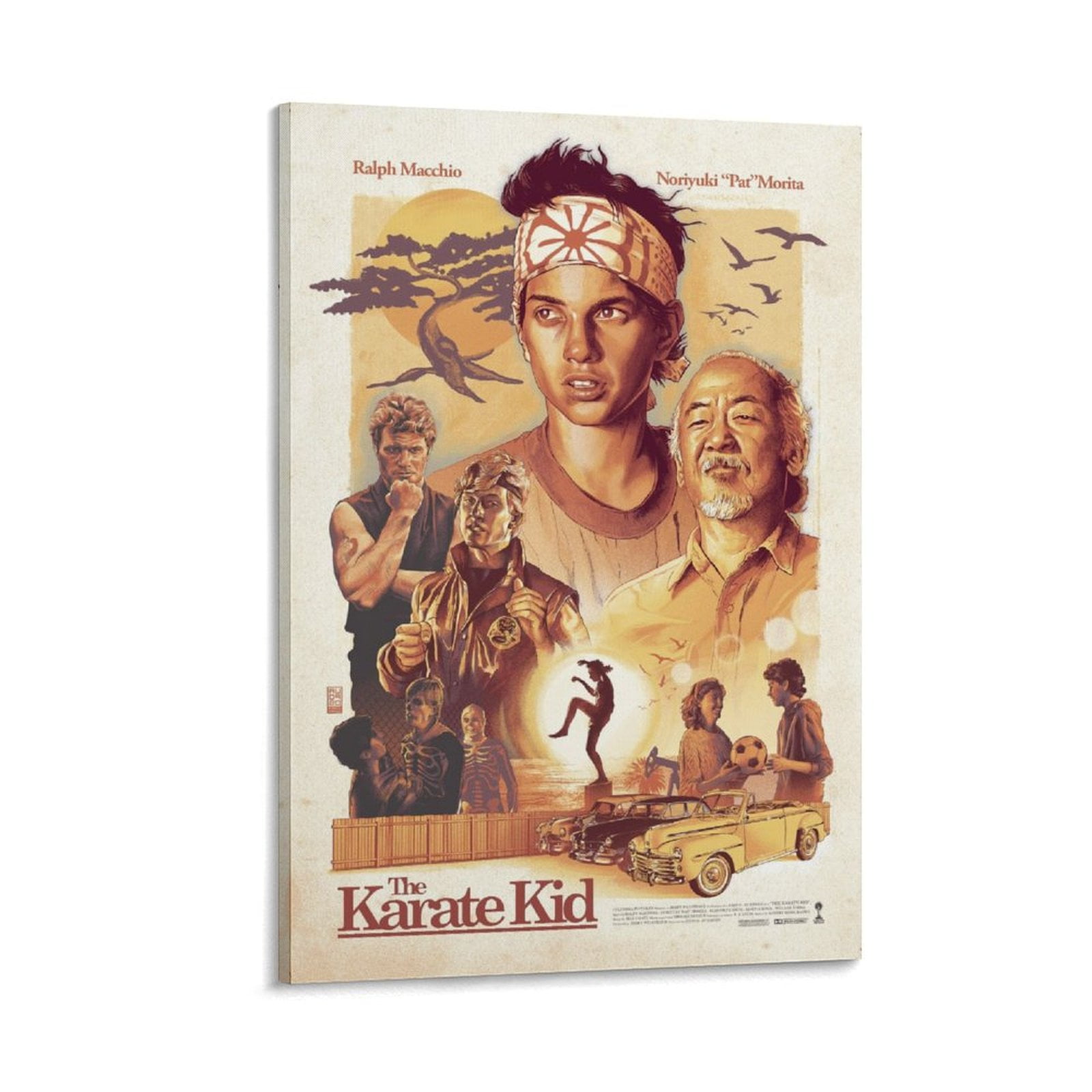 The Karate Kid 1984 Movie Poster Ralph Macchio Poster Wall Art Poster Gifts Bedroom Prints Home ...