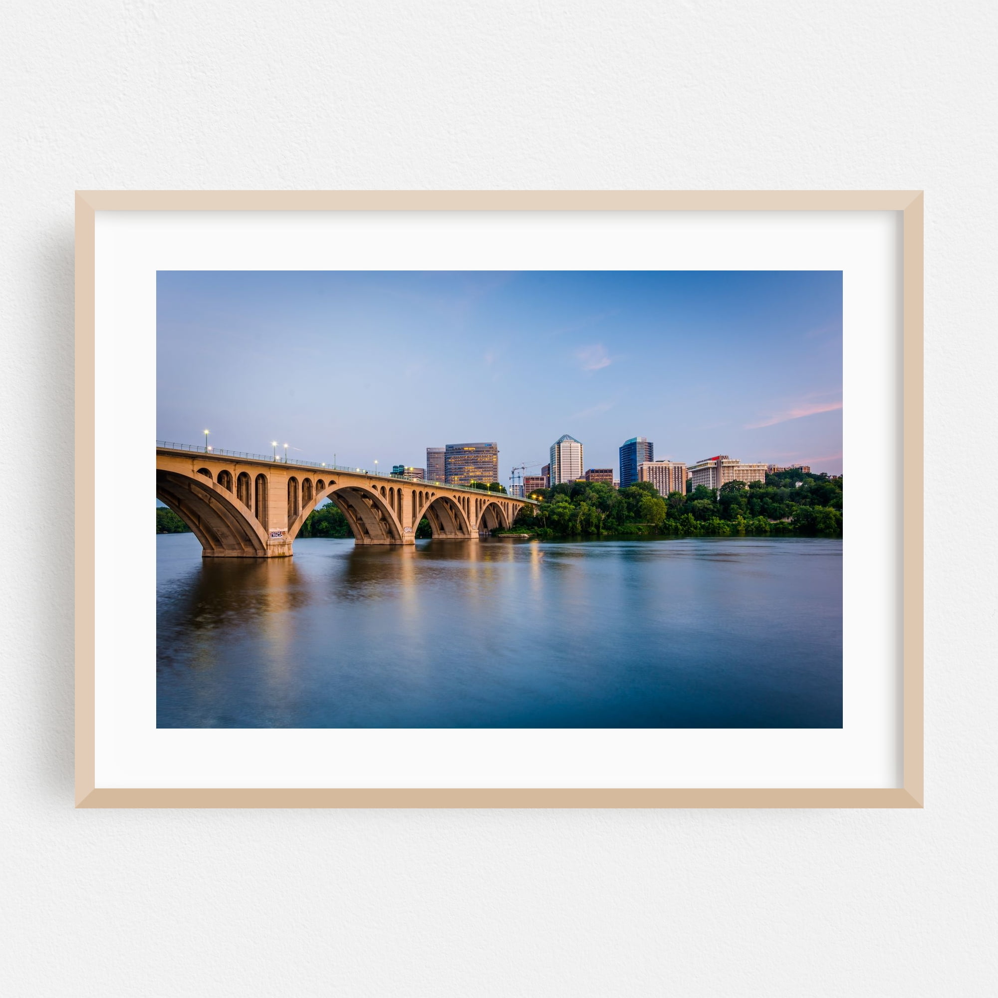 The Key Bridge, from Georgetown No. 2 - Arlington Virginia Photography ...