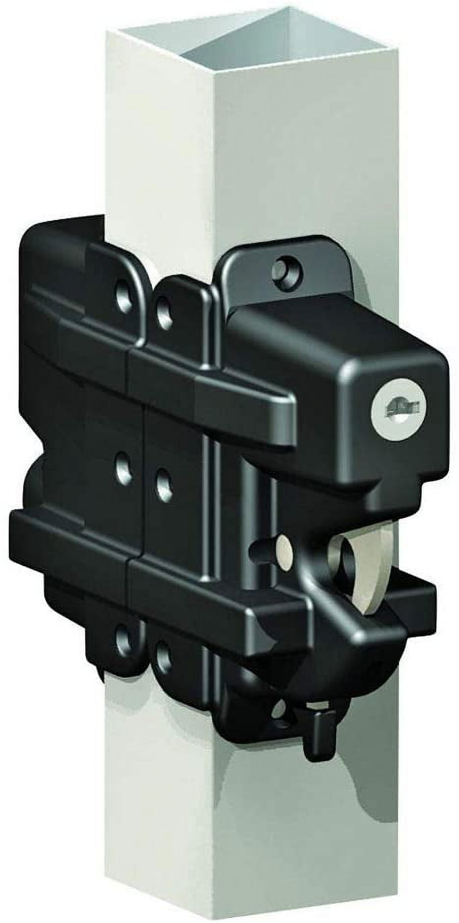The - Keystone"X" Exterior Mount Nylon 2-Sided Key Lockable Gate Latch ...