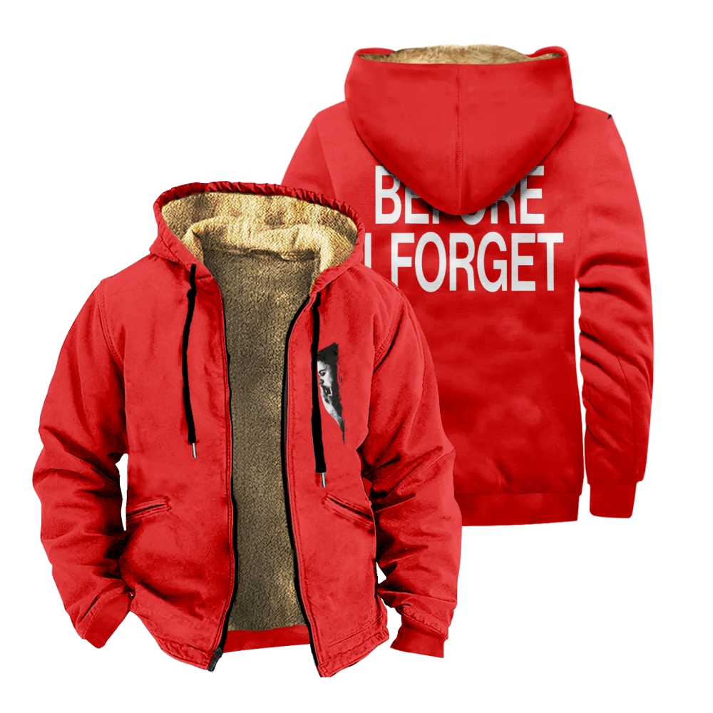 The Kid LAROI Merch Before I Forget Zipper Jacket Long Sleeve Winter ...