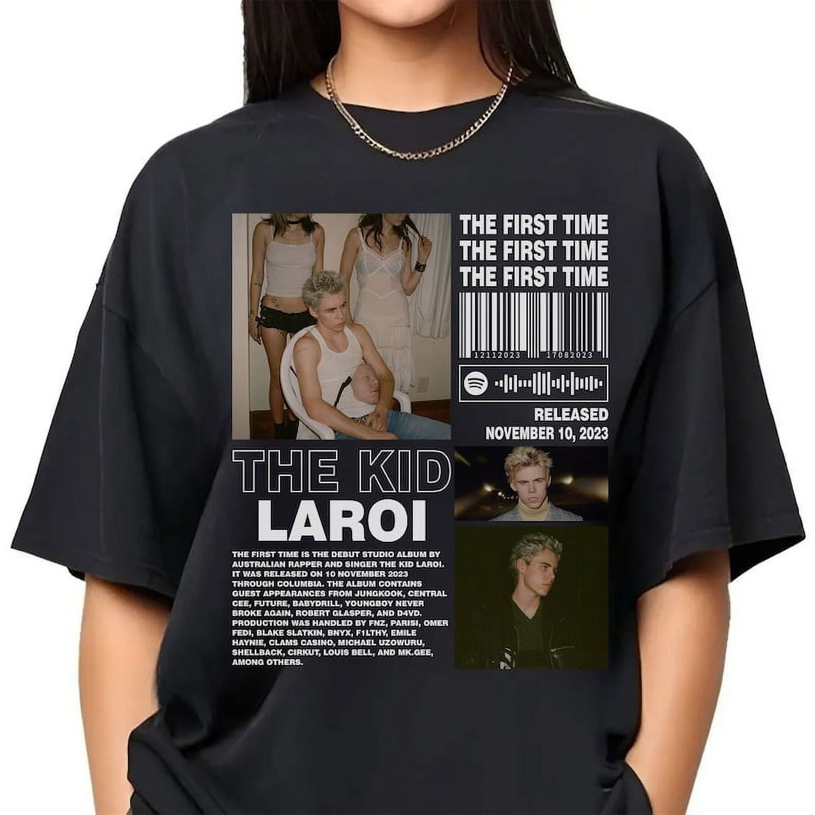 The Kid LAROI Merch Shirt, The First Time Laroi Album 90s Tee, The Kid ...