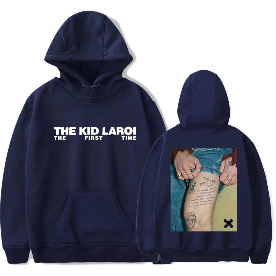 The Kid LAROI The First Time Hoodie Rapper Tour Merch Unisex Casual ...