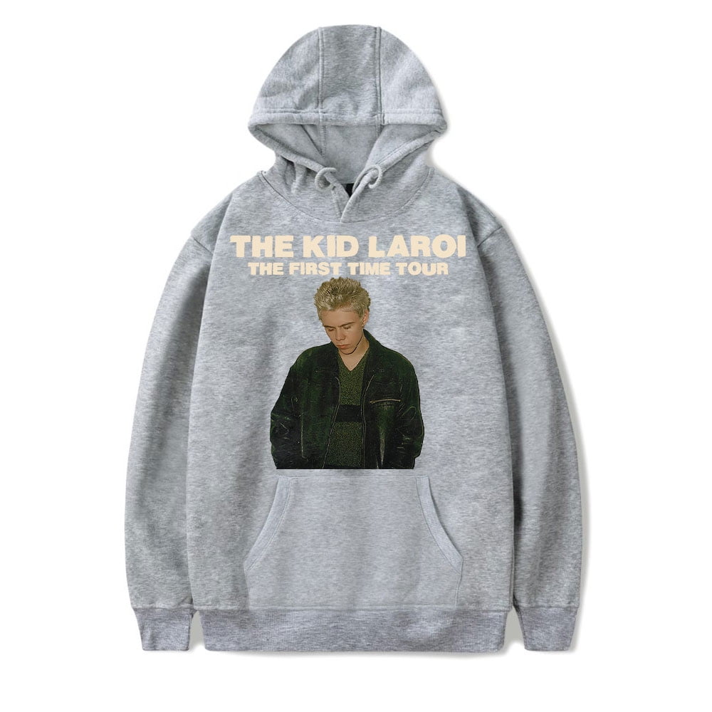 The Kid LAROI The First Time Tour Hoodie 2024 Rapper Unisex Casual Long ...