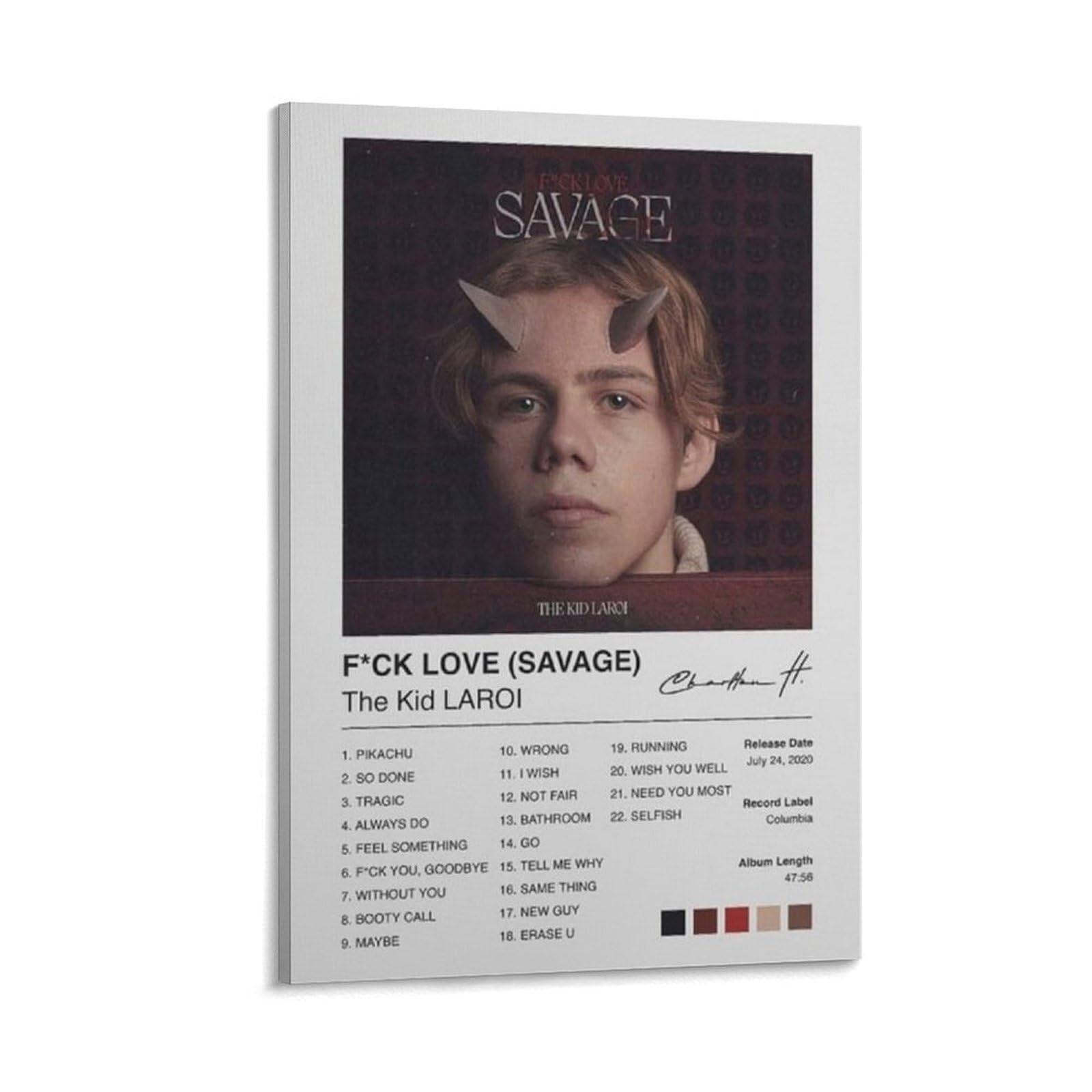 The Kid Laroi 5 Canvas Poster Bedroom Decoration Landscape Office ...