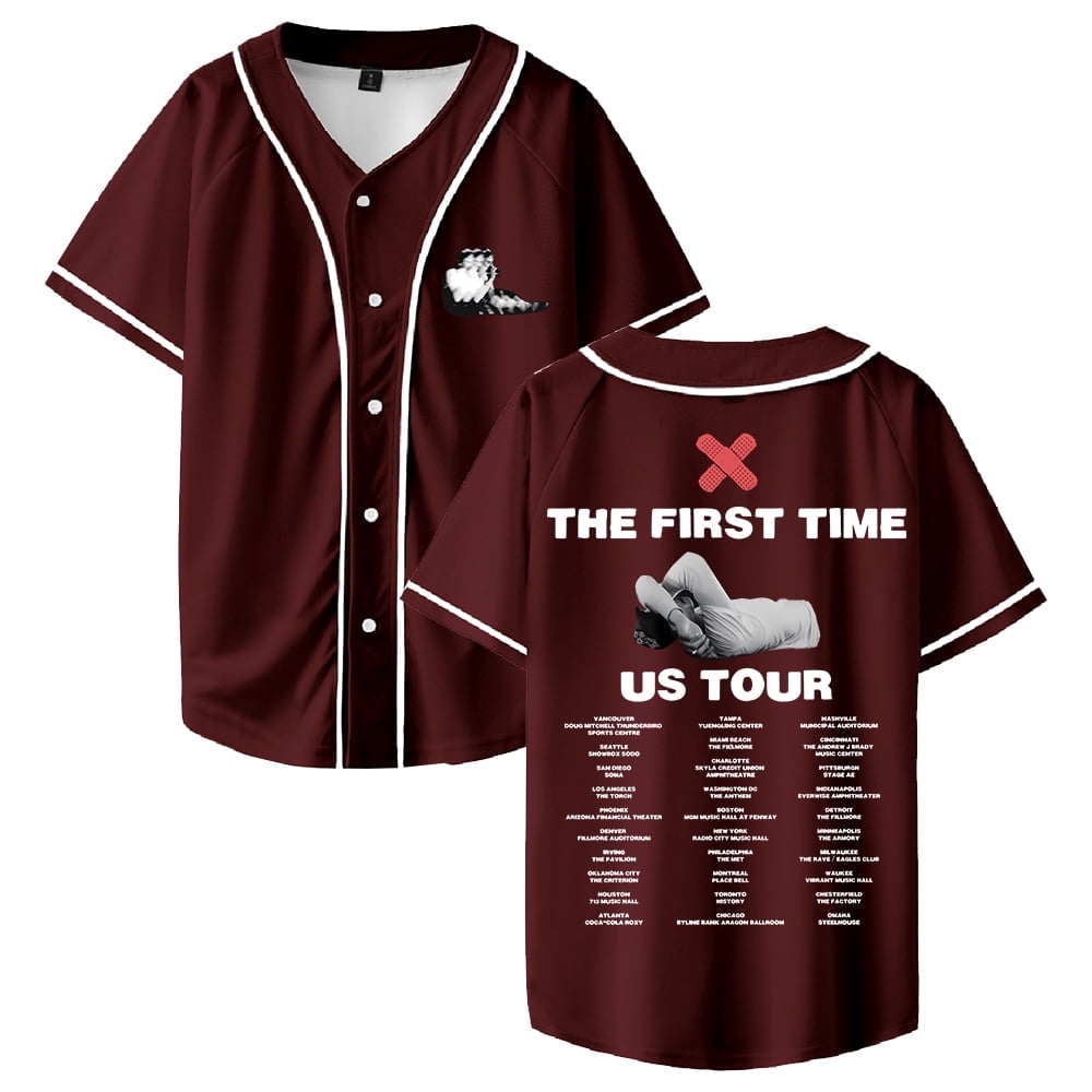 The Kid Laroi Baseball Jersey Shirt New Logo Merchandise V Neck Short ...
