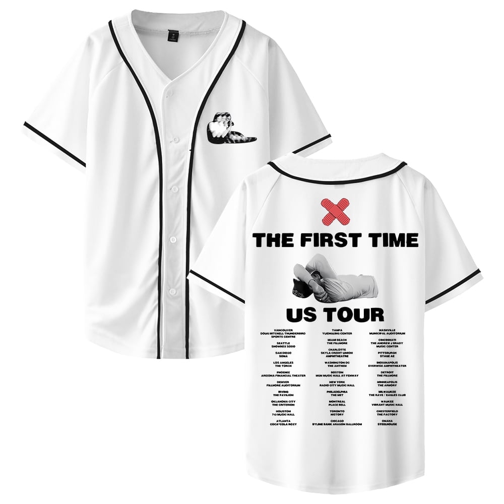 The Kid Laroi Baseball Jersey Shirt New Logo Merchandise V Neck Short ...