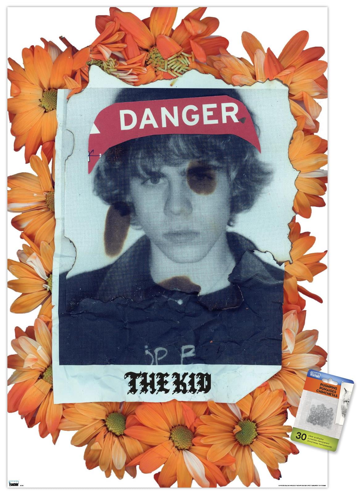 The Kid Laroi - Danger Wall Poster with Pushpins, 22.375" x 34 ...