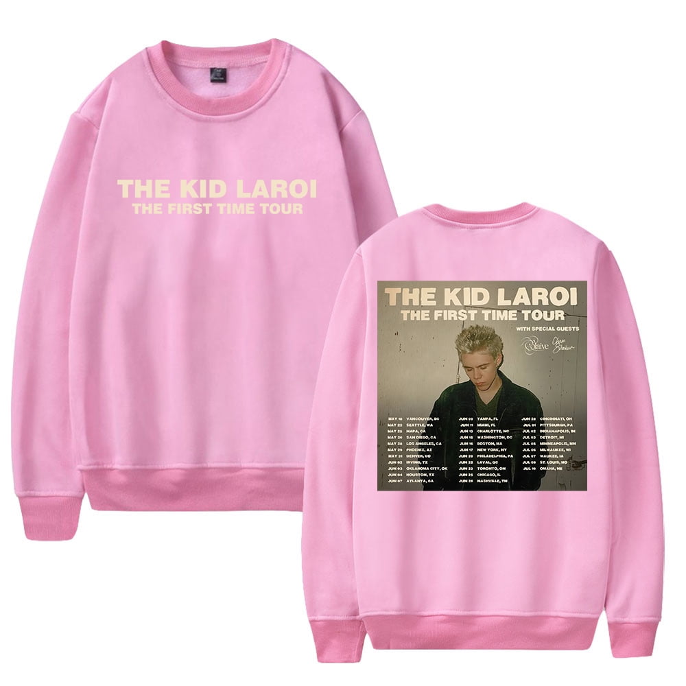 The Kid Laroi Merch The First Time Tour 2024 Long Sleeve Streetwear ...