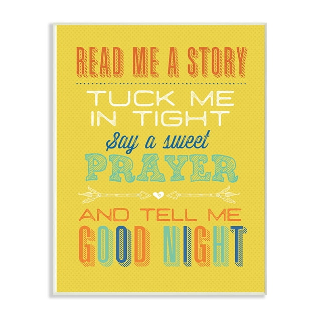 The Kids Room By Stupell Bright Yellow Read Me A Story Mod Lettered ...