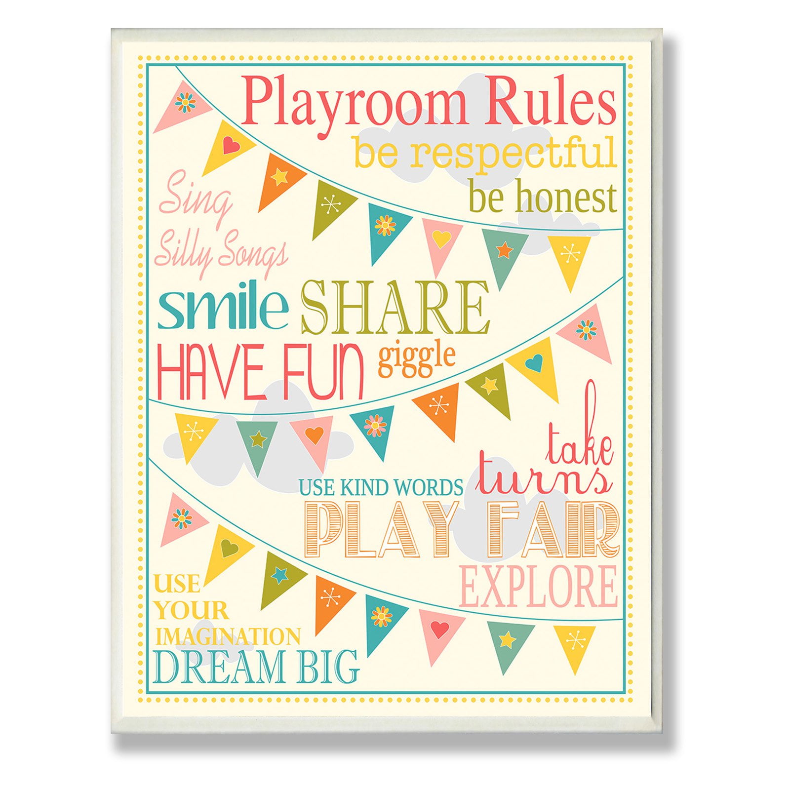 The Kids Room By Stupell Kids Contemporary Transitional MDF Wall ...