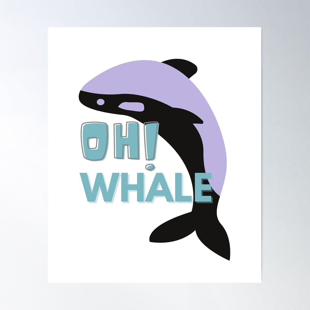 The Killer Whales Poster Wall Art, Modern Wall Decor For Living Room ...