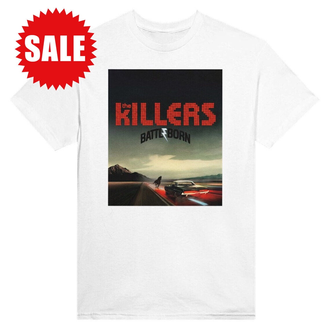 The Killers Battle Born Album T-shirt F92332 - Walmart.com