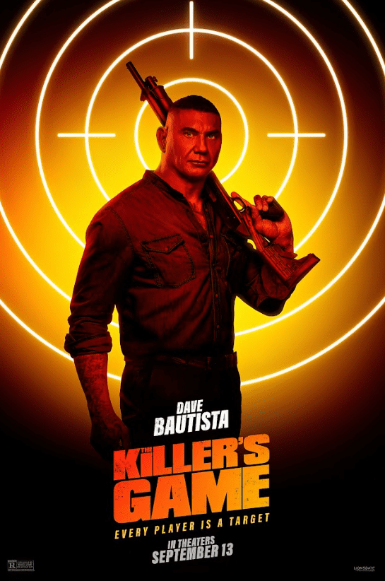 The Killers Game 2024 Poster 24x36 - Dave Bautista Action Packed Hitman ...