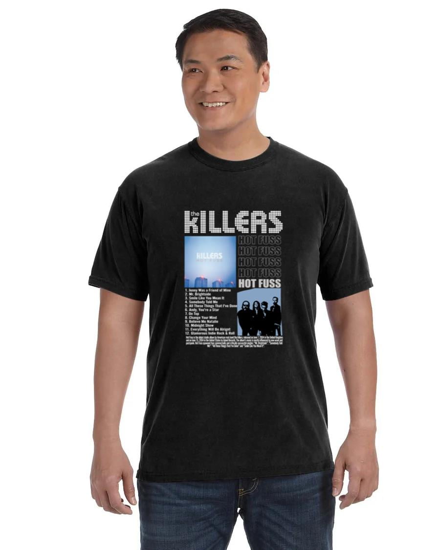 The Killers Hot Fuss Album Gift Fans Rock Tee Comfort Color T-Shirt ...