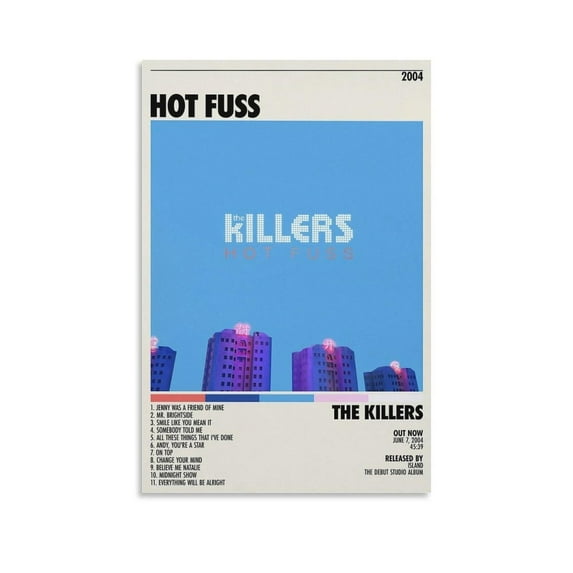 The Killers Hot Fuss Poster 7 Canvas Poster Wall Decorative Art ...