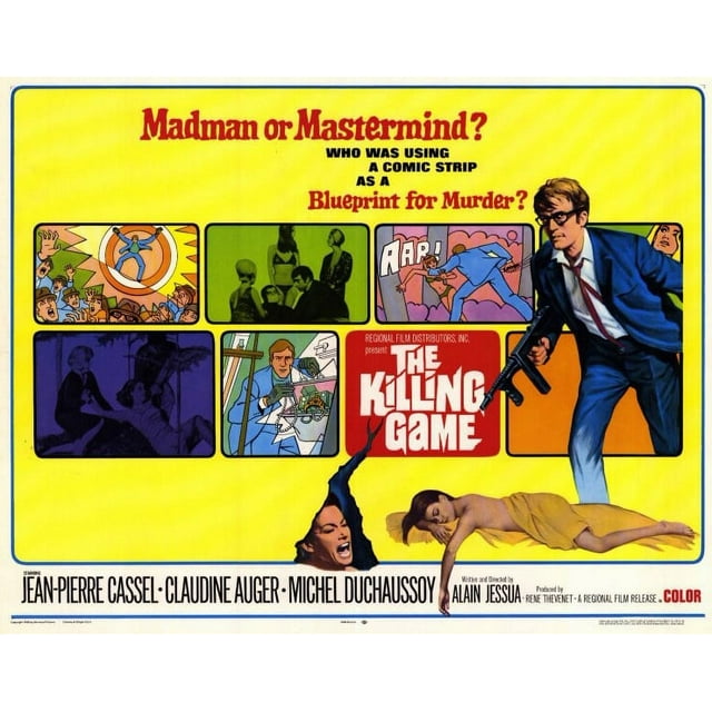 The Killing Game - movie POSTER (Style A) (11" x 14") (1968) - Walmart.com